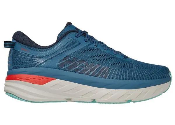 Hoka One One Bondi 7in Athletic Sneakers - Real Teal/outer Space