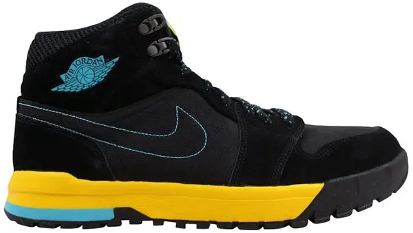 JORDAN 1 Trek High-top Sneakers - Black/gamma Blue/varsity Maize