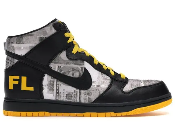 Nike Dunk High Supreme Tz Laf Flom Sneakers - Black/varsity Maize