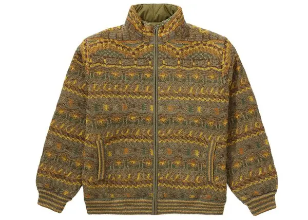 Supreme Missoni Reversible Knit Jacket - Olive