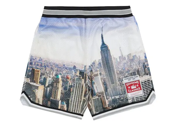 Supreme Mitchell & Ness Basketball Short - Sky Blueline