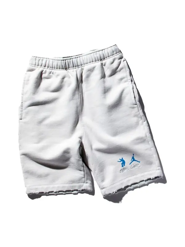 JORDAN X Union Fleece Shorts - Photon Dust