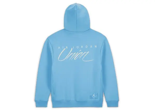 JORDAN X Union Mj Fleece Hoodie - Cobalt Blue Pulse/coconut Milk