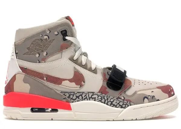 JORDAN Legacy 312 Desert Camo High-top Sneakers - Sail/desert Camo/infrared 23
