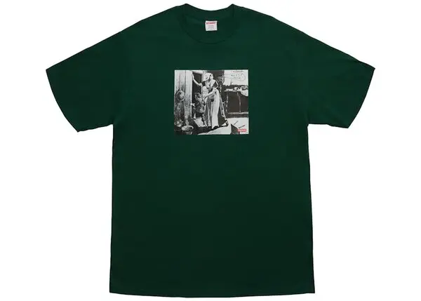 Supreme Mike Kelley Hiding From Indians Tee Shirt - Dark Green