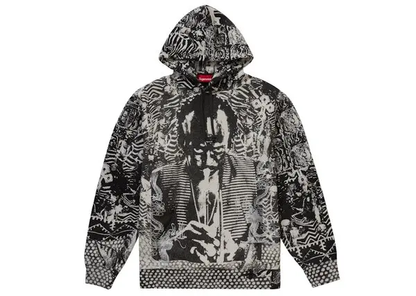 Supreme Miles Davis Hooded Sweatshirt - Black