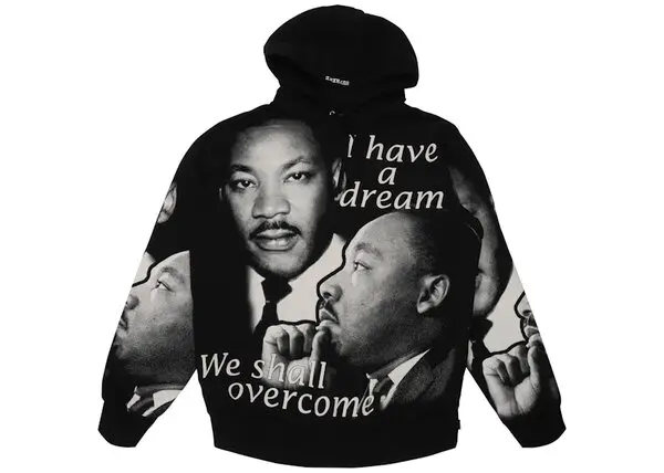 Supreme Mlk Hooded Sweatshirt - Black