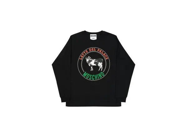 トップス PALACE MOSCHINO COW LONGSLEEVE BLACK(S) PALACE MOSCHINO COW LONGSLEEVE BLACK(S) - メルカリ