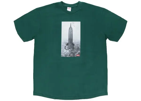 Supreme Mike Kelley The Empire State Building Tee Shirt - Dark Green