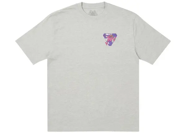 PALACE Mzone Mutant Ripper T-shirt - Grey Marl