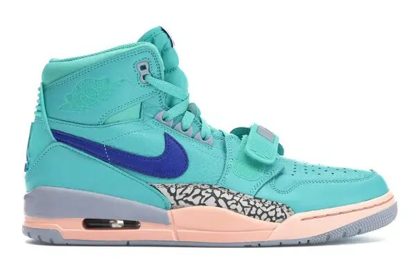 JORDAN Air Legacy 312 High-top Sneakers - Hyper Jade/bright Blue