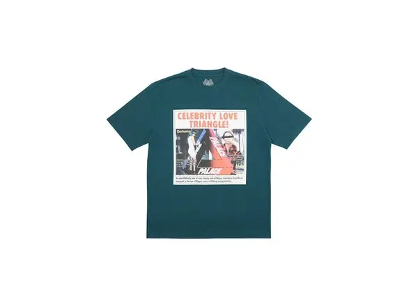 PALACE Love Triangle T-shirt - Dark Green
