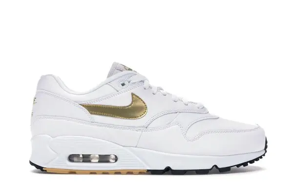 Nike Air Max 90/1 Sneakers - White/metallic Gold/black