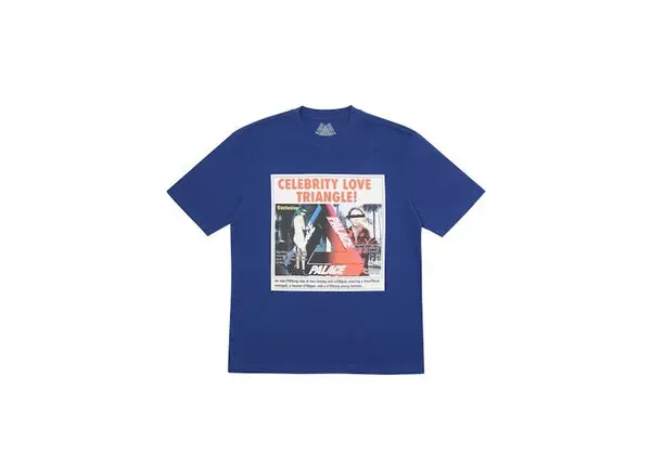 PALACE Love Triangle T-shirt - Blue