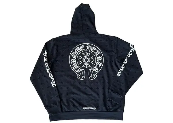 Chrome Hearts Plus Cross Allover Print Hoodie
