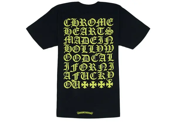 Chrome Hearts Made In Hollywood T-shirt - Black