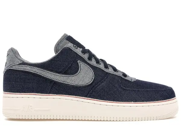 Nike Air Force 1 Low 3x1 Denim - Raw Indigo/dark Obsidian