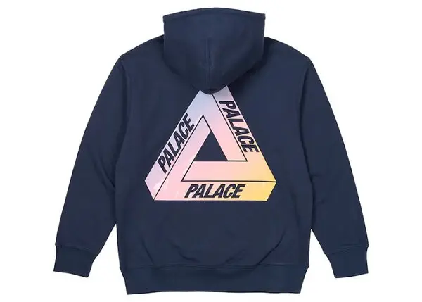 PALACE Ombre Triferg Hood - Navy Blue