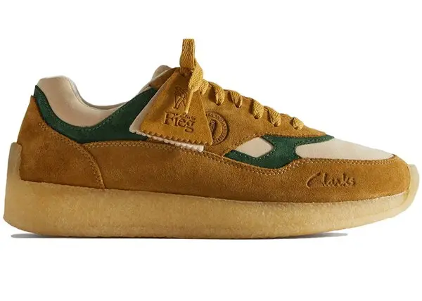 Clarks Lockhill Ronnie Fieg 8th Street Sneakers - Mustard Seed