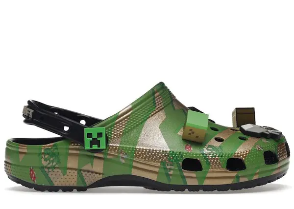 CROCS Classic Clog Minecraft Grass Block