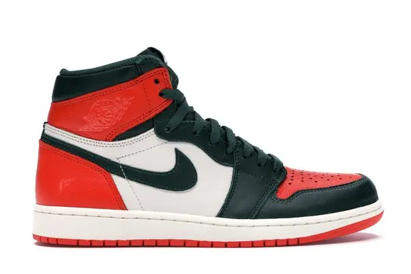 JORDAN 1 Retro High Solefly Art Basel - Sail/fir/team Orange