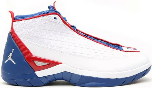 JORDAN 15 Se High-top Sneakers - White/metallic Silver/blue Ribbon