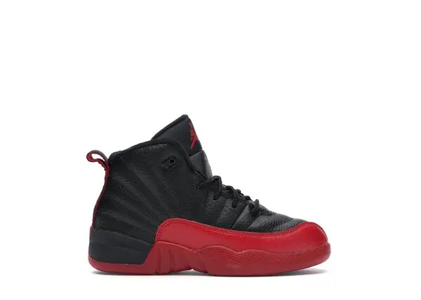 JORDAN 12 Retro Flu Game Sneakers - Black/varsity Red