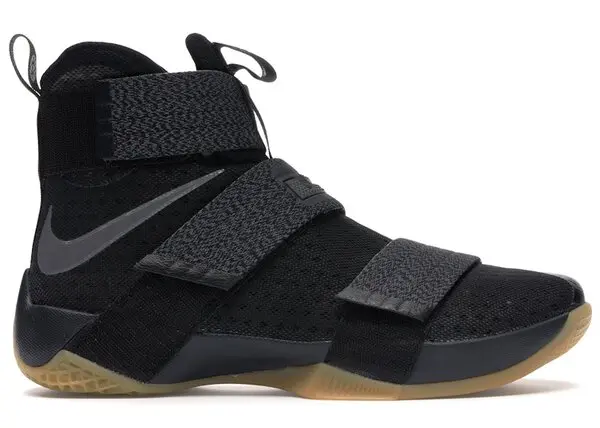 Nike Lebron Zoom Soldier Gumin Sneakers - Black/dark Grey