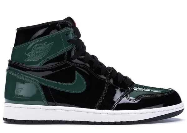JORDAN 1 Retro High Solefly Art Basel Sneakers - Black/fir/team Orange