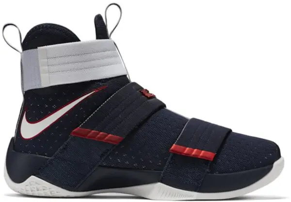 Nike Lebron Zoom Soldier Sneakers - Obsidian/white/university Red