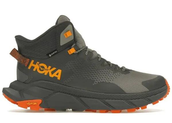 Hoka One One Trail Code Gore-tex Sneakers - Castlerock/persimmon Orange