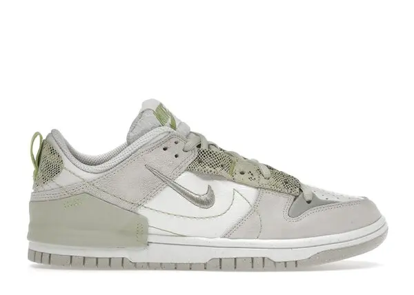 Nike Dunk Low Disrupt 2 Sneakers - White/off White/green Snake
