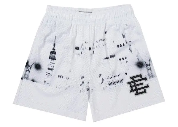 ERIC EMANUEL Ee Basic Short - White Sky Blueline