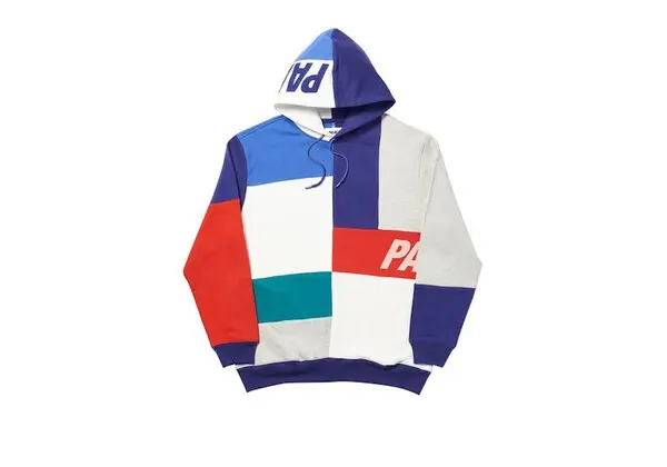 PALACE Patch Hood - Grey Marl