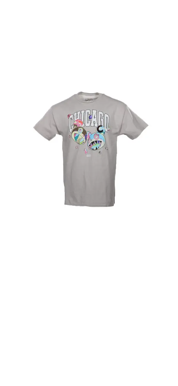 TAKASHI MURAKAMI Complexcon Chicago Discord Tee Shirt - Heather Grey
