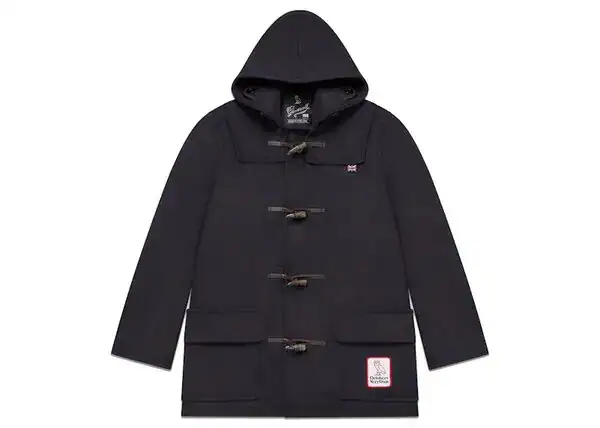 Ovo X Gloverall Duffle Coat Navy Editorialist