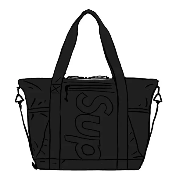 Supreme Zip Tote - Black