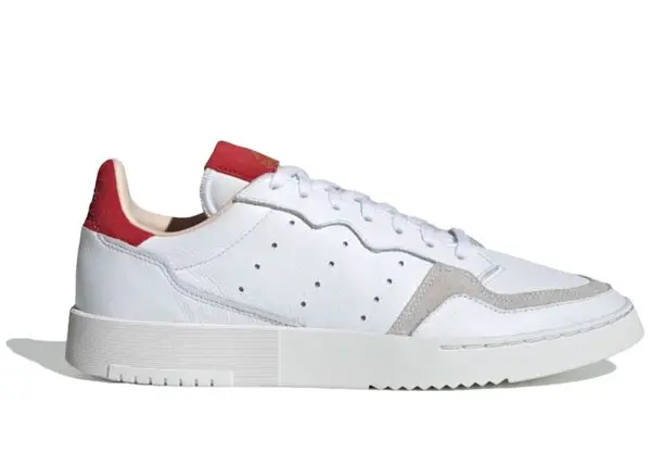 Adidas Supercourt Sneakers - Cloud White/scarelet Red