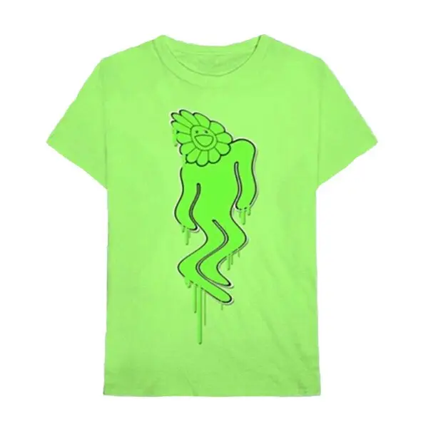 TAKASHI MURAKAMI X Billie Eilish Melted Blohsh Tee Shirt - Green