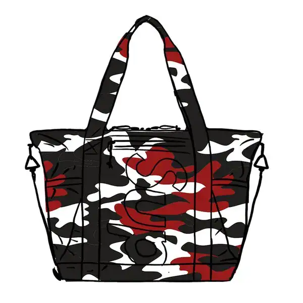 Supreme Zip Tote Red Camo Editorialist