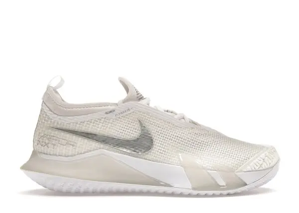 Nike Court React Vapor Nxt - White/grey Fog/metallic Silver