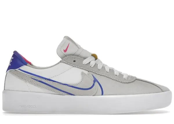 Nike Bruin React Sneakers - Summit White/pink Blast