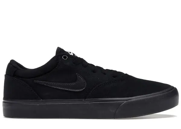 Nike Sb Chron 2 Canvas Sneakers - Black