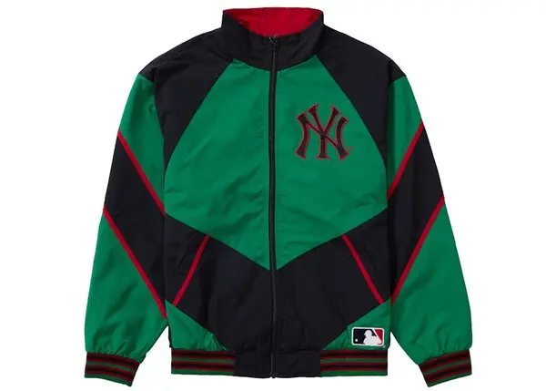Supreme X New York Yankees Track Jacket - Green