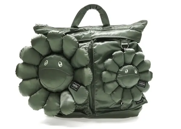 TAKASHI MURAKAMI X Porter 2way Helmet Bag - Sage Green