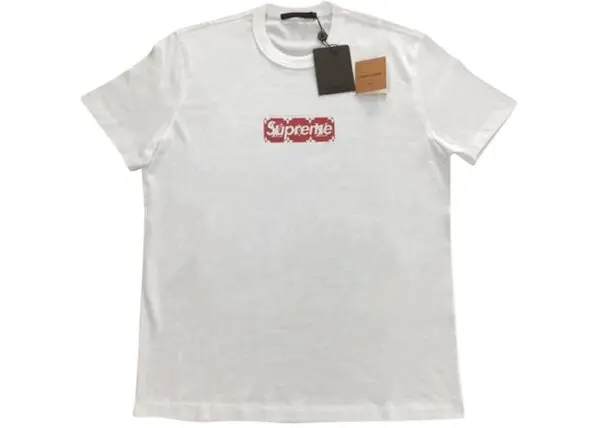 Supreme X Louis Vuitton Box Logo Tee Shirt - White