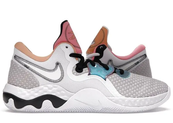 Nike Renew Elevate 2 Space Jam Sneakers - Iris Whisper/scuba Blue/mystic Red
