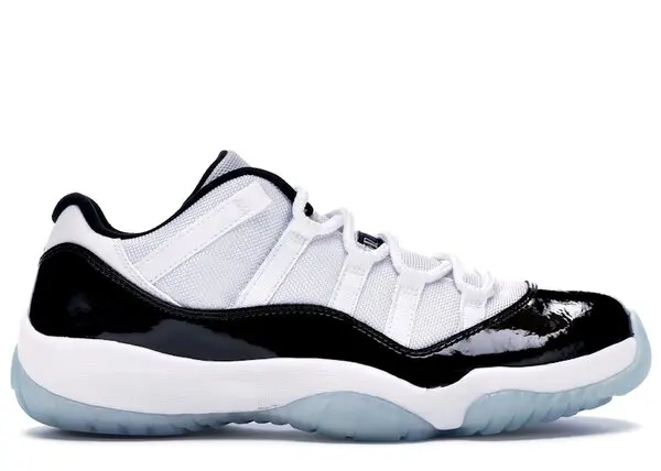 JORDAN Retro Low - White/black/concord