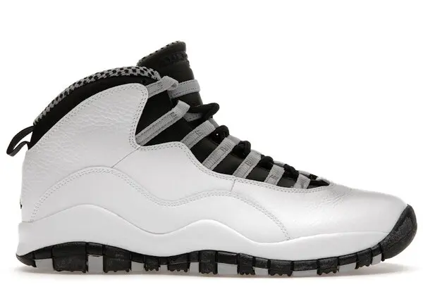JORDAN Air Retro Steel Sneakers - White/black/light Steel Grey