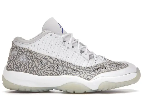 JORDAN Retro Low Ie Sneakers - White/cobalt Blue/zen Grey